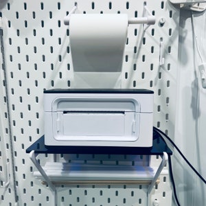 Title: IKEA SKADIS Compatible Thermal Printer Shelf - Wall Mount - Etsy