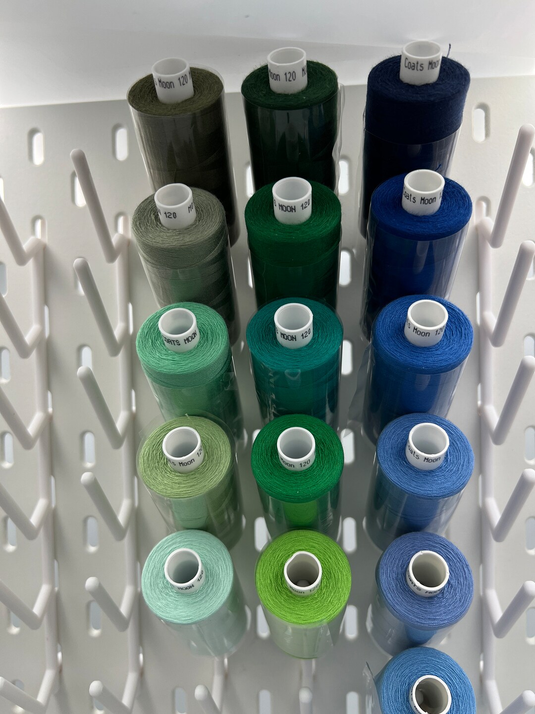 IKEA SKADIS Spool Holder: Coats Moon Compatible,3d Printed, (pack of 5 ...