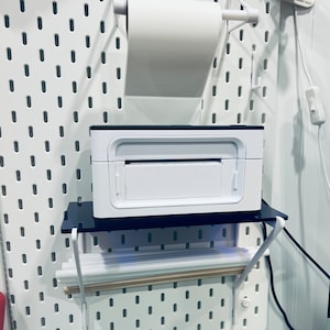 Title: IKEA SKADIS Compatible Thermal Printer Shelf - Wall Mount - Etsy