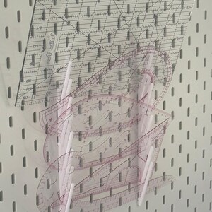 IKEA SKADIS Compatible 3D Printed Ruler Holder | Organise up to 8 ...