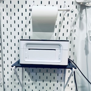 Title: IKEA SKADIS Compatible Thermal Printer Shelf - Wall Mount - Etsy