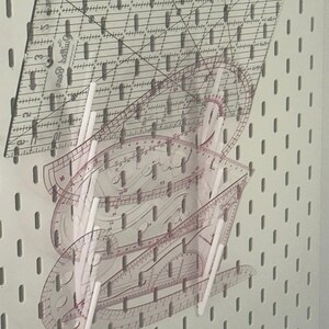 IKEA SKADIS Compatible 3D Printed Ruler Holder | Organise up to 8 ...