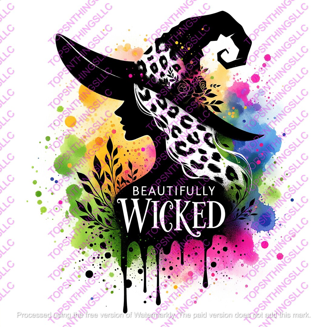 Sublimation Beautifully Wicked Digital Downloads, Tumblers, Shirts, Dtf ...