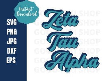 Zeta Tau Alpha Png - Etsy