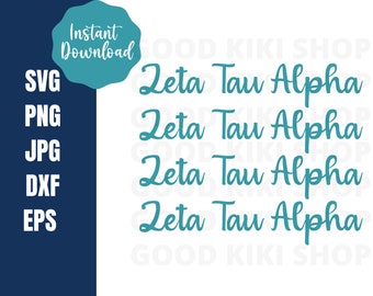 Zeta Tau Alpha Png - Etsy