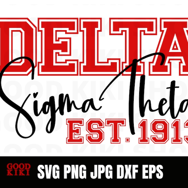 Delta Sigma Theta Svg File - Etsy