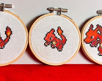 Cross Stitch Charizard | Etsy