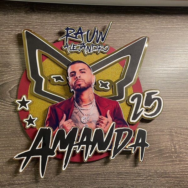 Rauw Cake Topper - Etsy