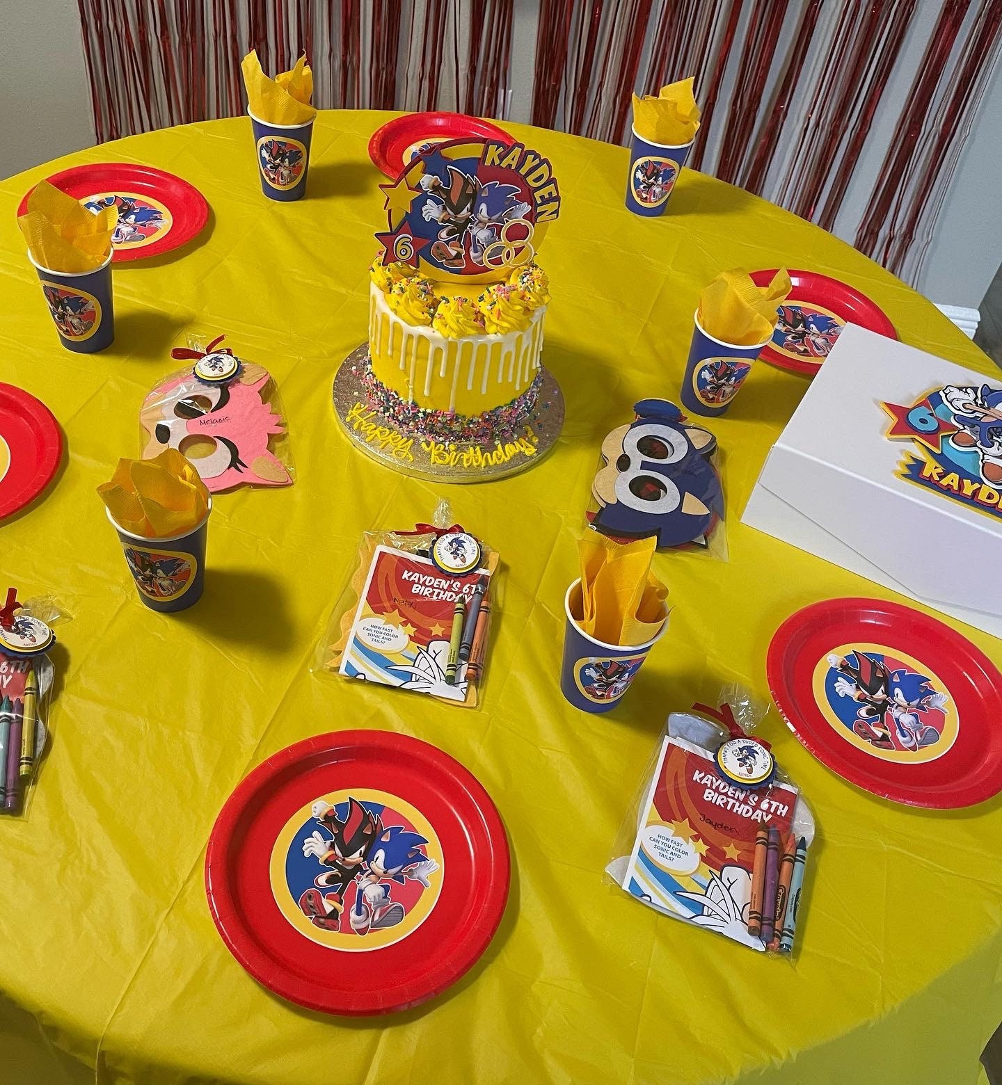 Sonic the Hedgehog Favor Tags - Etsy