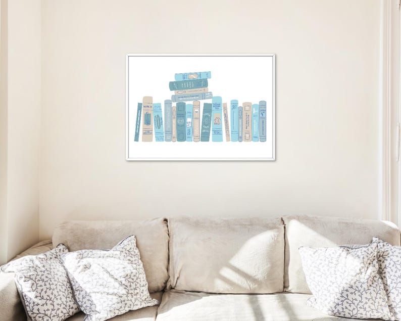 Custom Book Art Print - Digital Download - Sentimental, Unique Gift ...