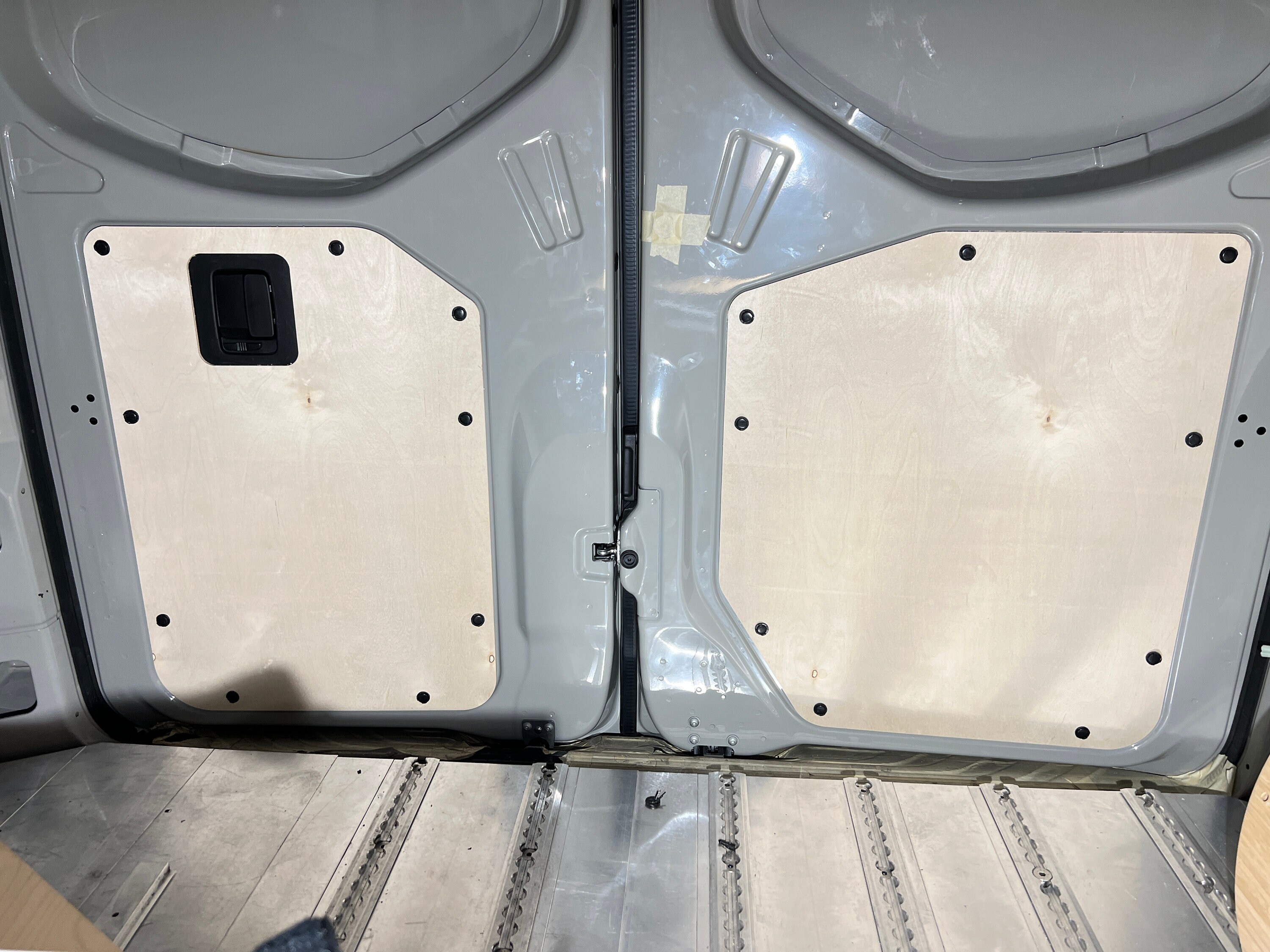 Sprinter Van Interior Lower Rear Door Panel Bamboo/ Birch for 2019 and ...