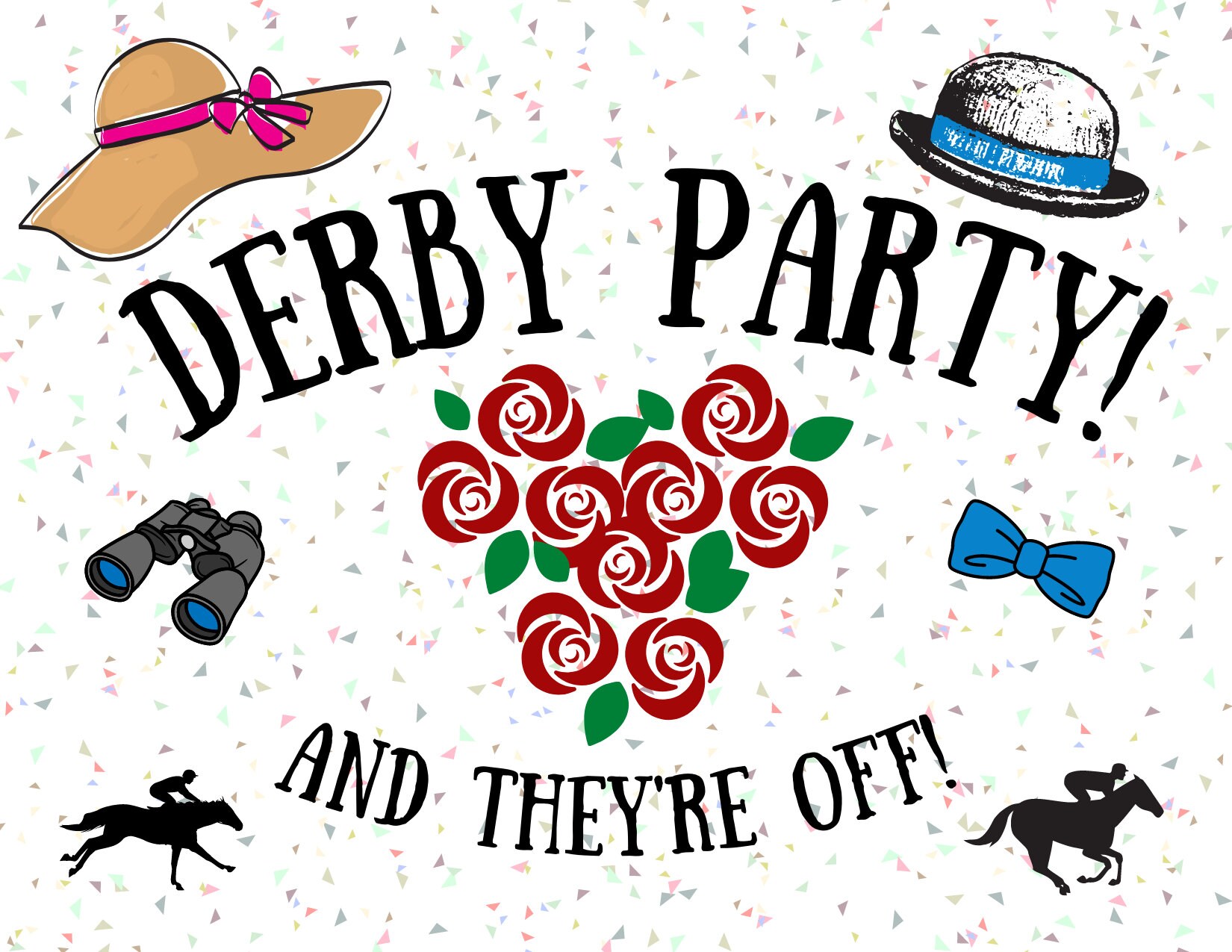 Derby Party Invitation - Etsy