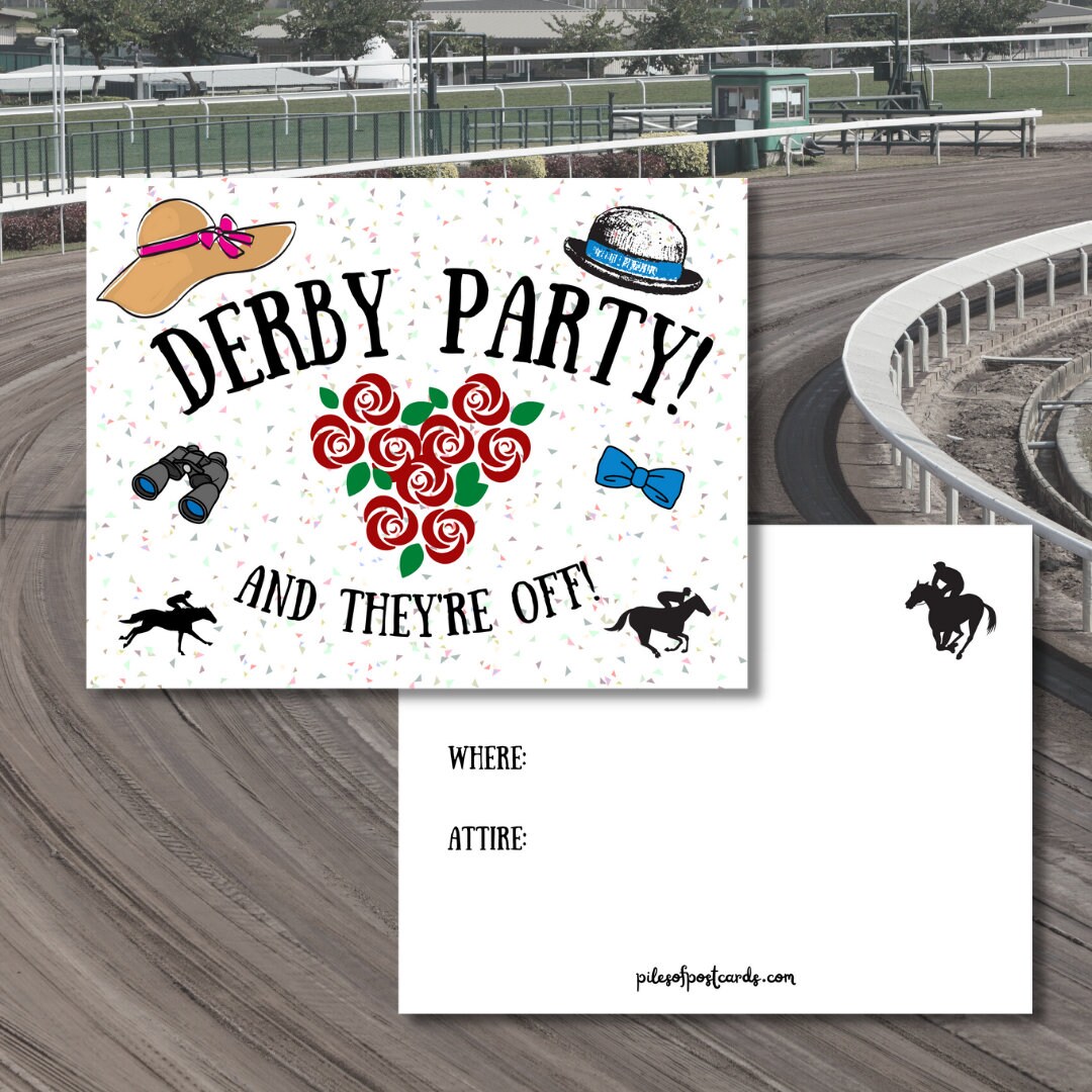 Derby Party Invitation - Etsy