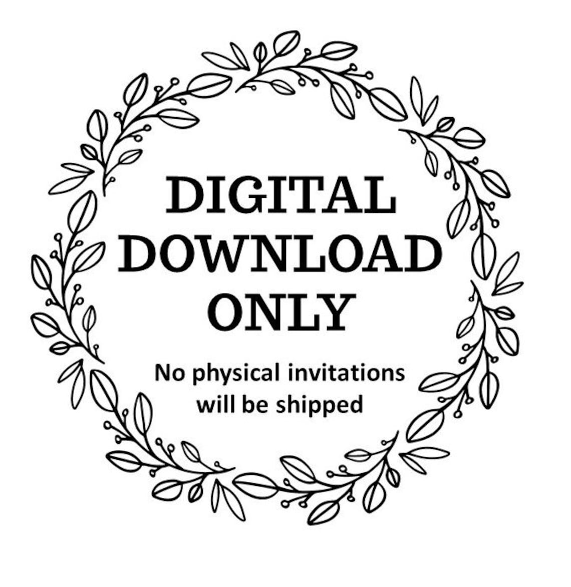 INSTANT DOWNLOAD- Printable Fill-in Graduation Invitation- Grad Invite ...