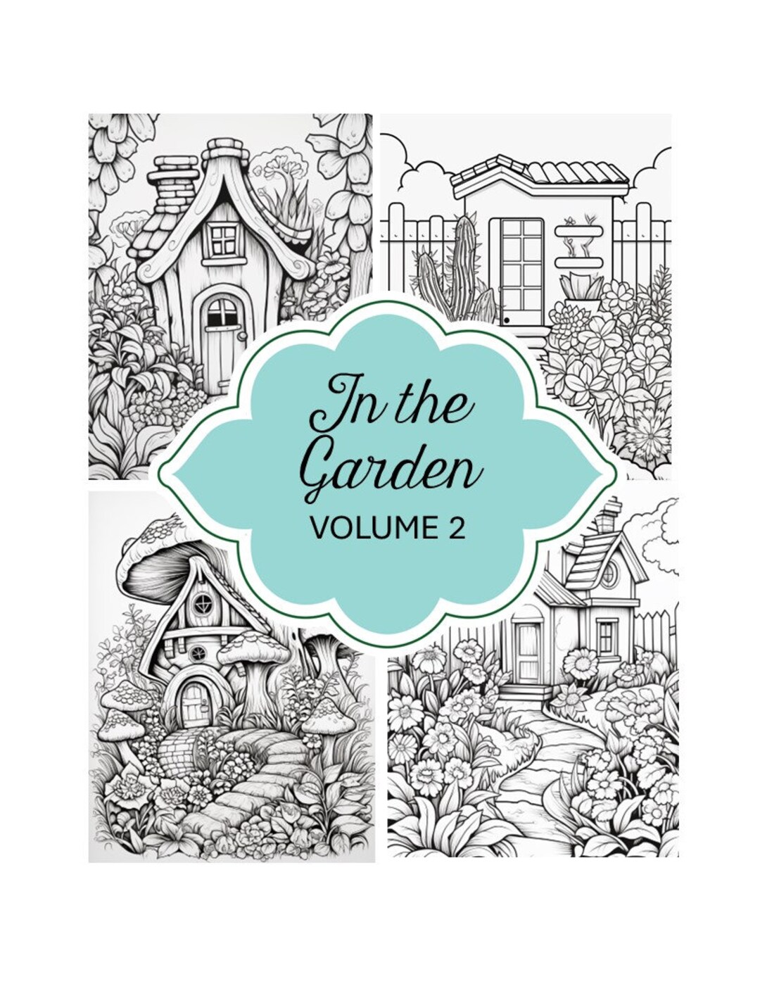 Printable IN THE GARDEN Volume 2~ Coloring Pages~ 30 Pages Included ...