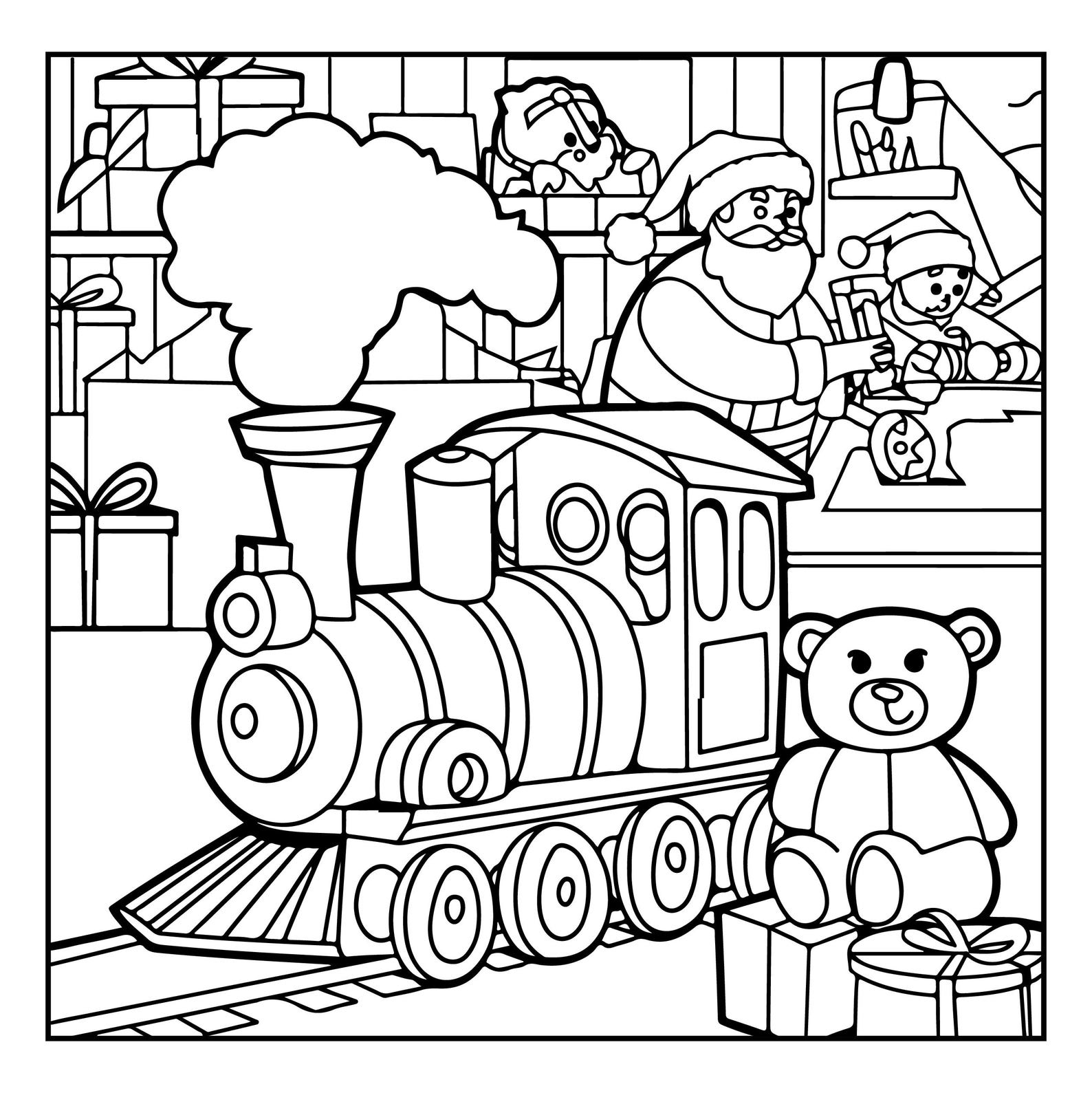 Printable CUTE CHRISTMAS Coloring Pages VOL 3~ 50 Pages Included ...