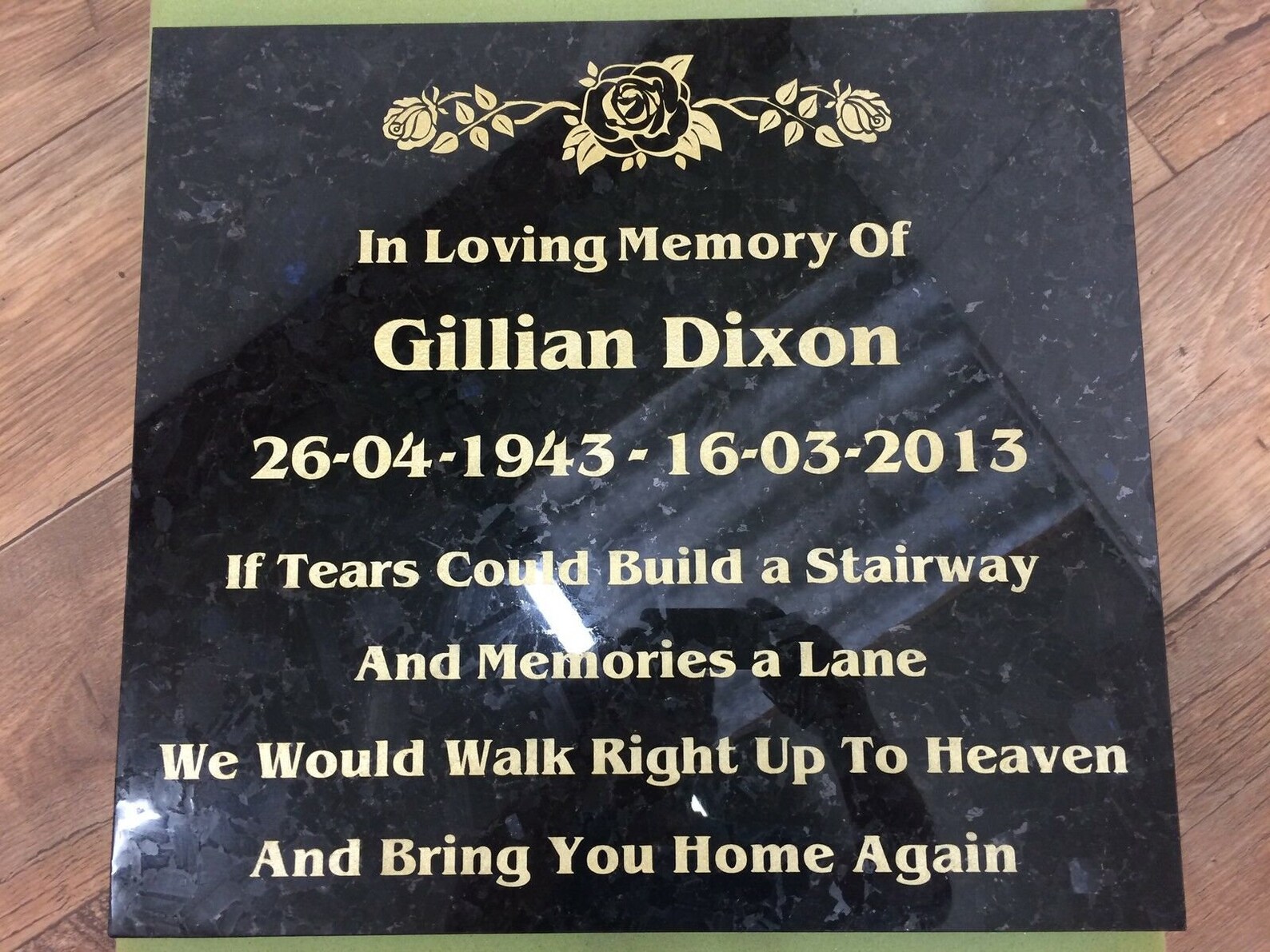 High Quality Granite Cremation Stone Granite Tablet Memorial - Etsy UK
