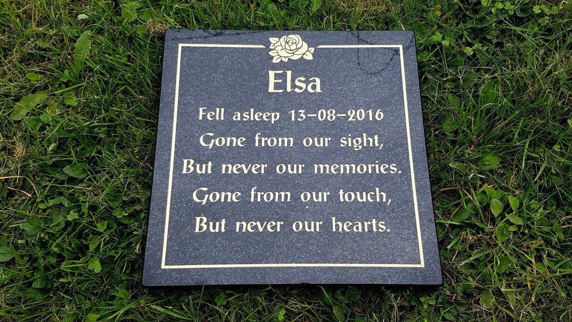 High Quality Granite Cremation Stone Granite Tablet Memorial - Etsy UK