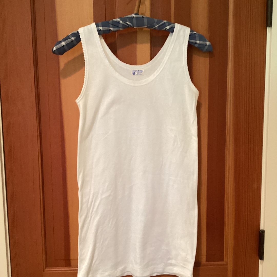 Vintage Undershirt 1950’s Nice Condition, Ivory Color, No Stains, Holes, Smooth Interlock Cotton ...
