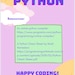 Python Kid’s Coding Worksheet / Tasksheet - Etsy Canada