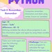 Python Kid’s Coding Worksheet / Tasksheet - Etsy Canada