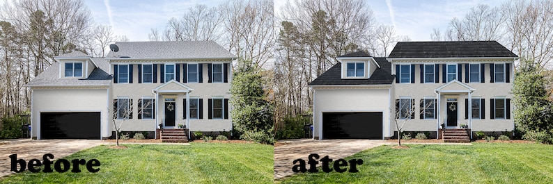 Roof Material or Color Change - Etsy