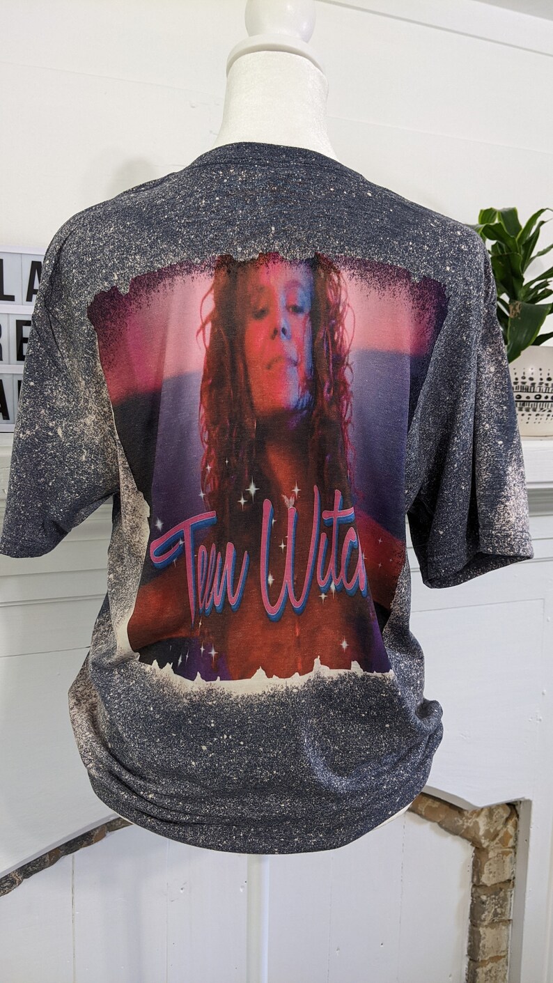 80's Throw Back Bleached Tee 80s Teen Movie Bleached - Etsy