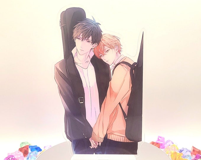 Given BL Mafuyu Sato & Ritsuka Uenoyama Holographic Acrylic Keychain ...