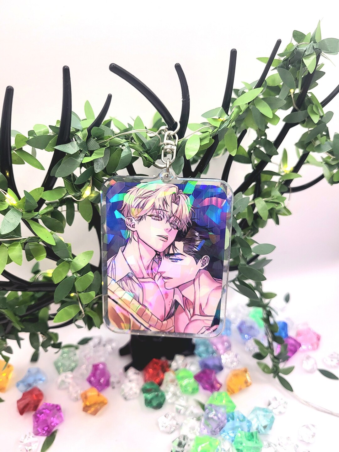 Yejun & Do-yoon BL Acrylic Keychain Rainbow Holographic Double-sided 3 ...