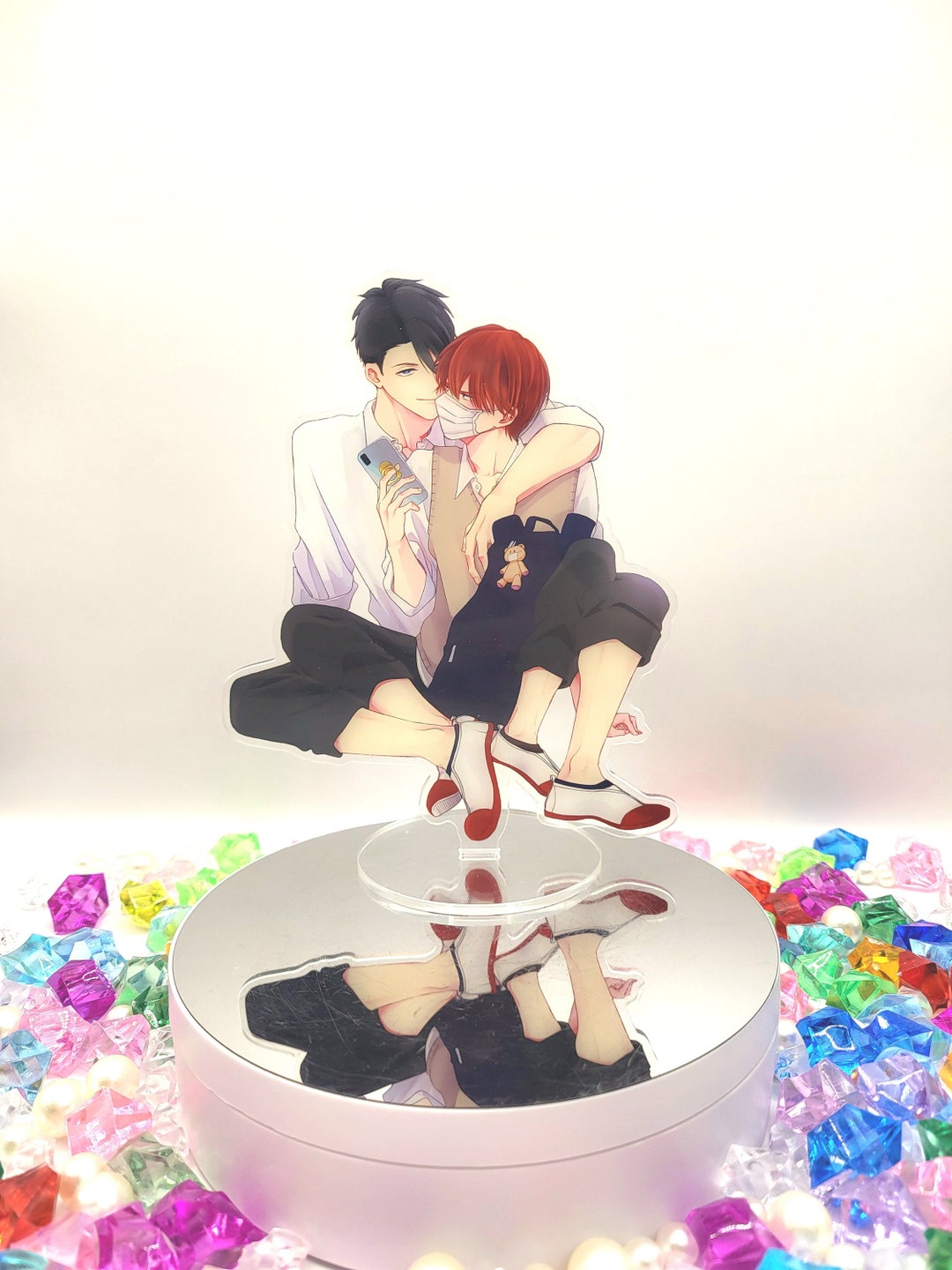 Mask Danshi Wa Koishitakunai No Ni BL Sayama X Saikawa Acrylic Stand ...