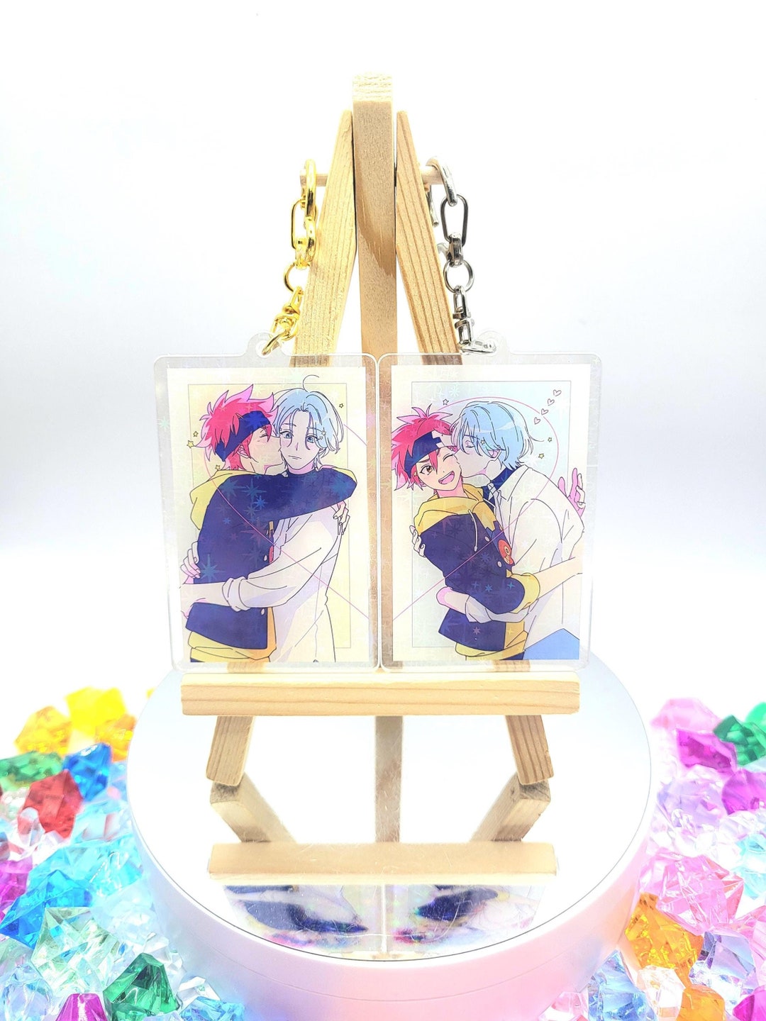 Sk8 the Infinity | Reki & Langa | Starry Holographic Acrylic Keychain ...