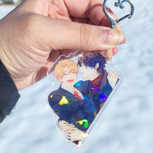 Wonyoung & Taejun BL | Holographic Acrylic Keychain| Double-sided 3 ...