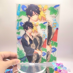 Hitorijime My Hero BL | Masahiro Setagawa & Kousuke Ohshiba | Acrylic Stand | Standee | Double ...