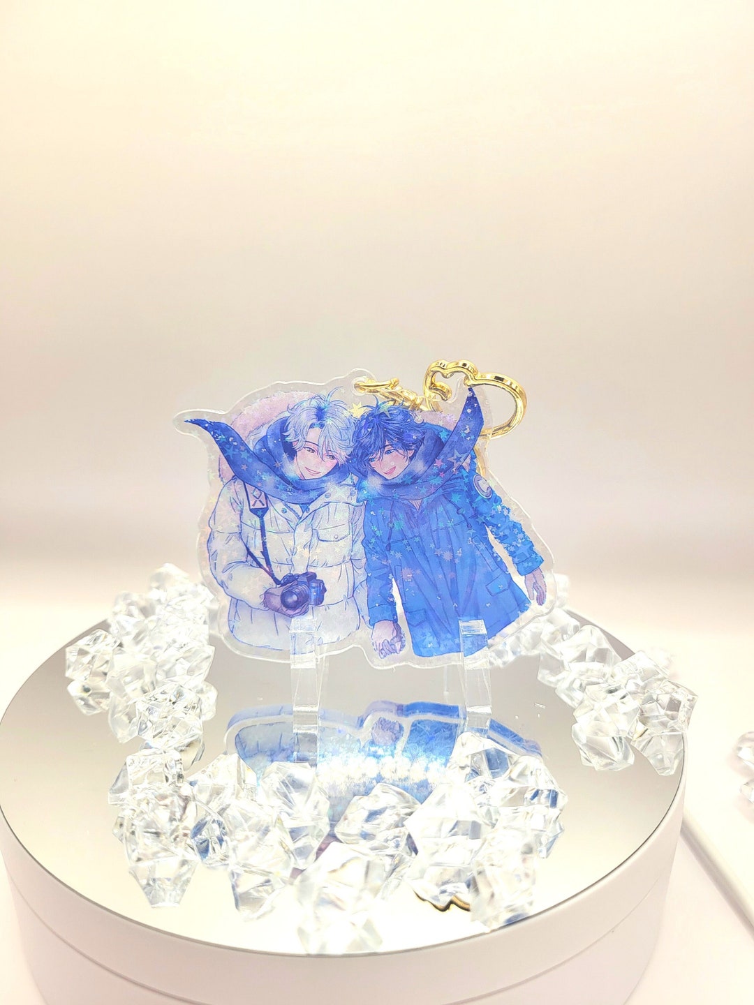 Snow Fairy BL | Haruki & Narumi | Starry Holographic Acrylic Keychain ...