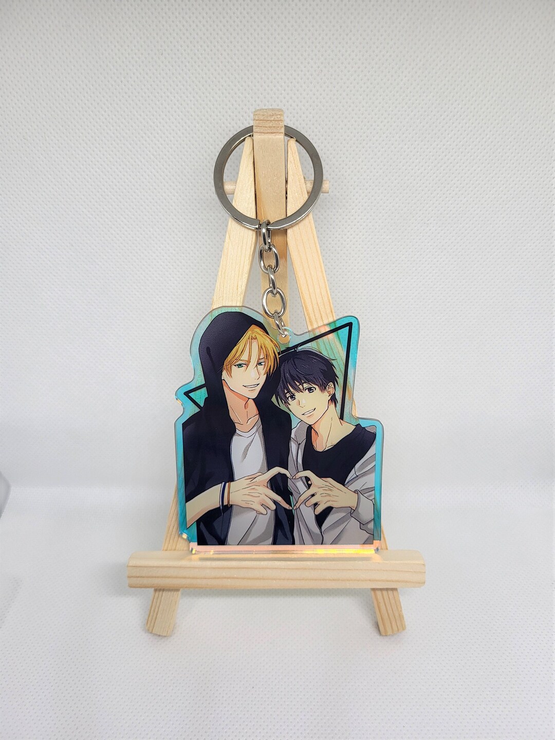 Banana Fish BL | Eiji Okumura & Ash Lynx | Rainbow Acrylic Keychain ...