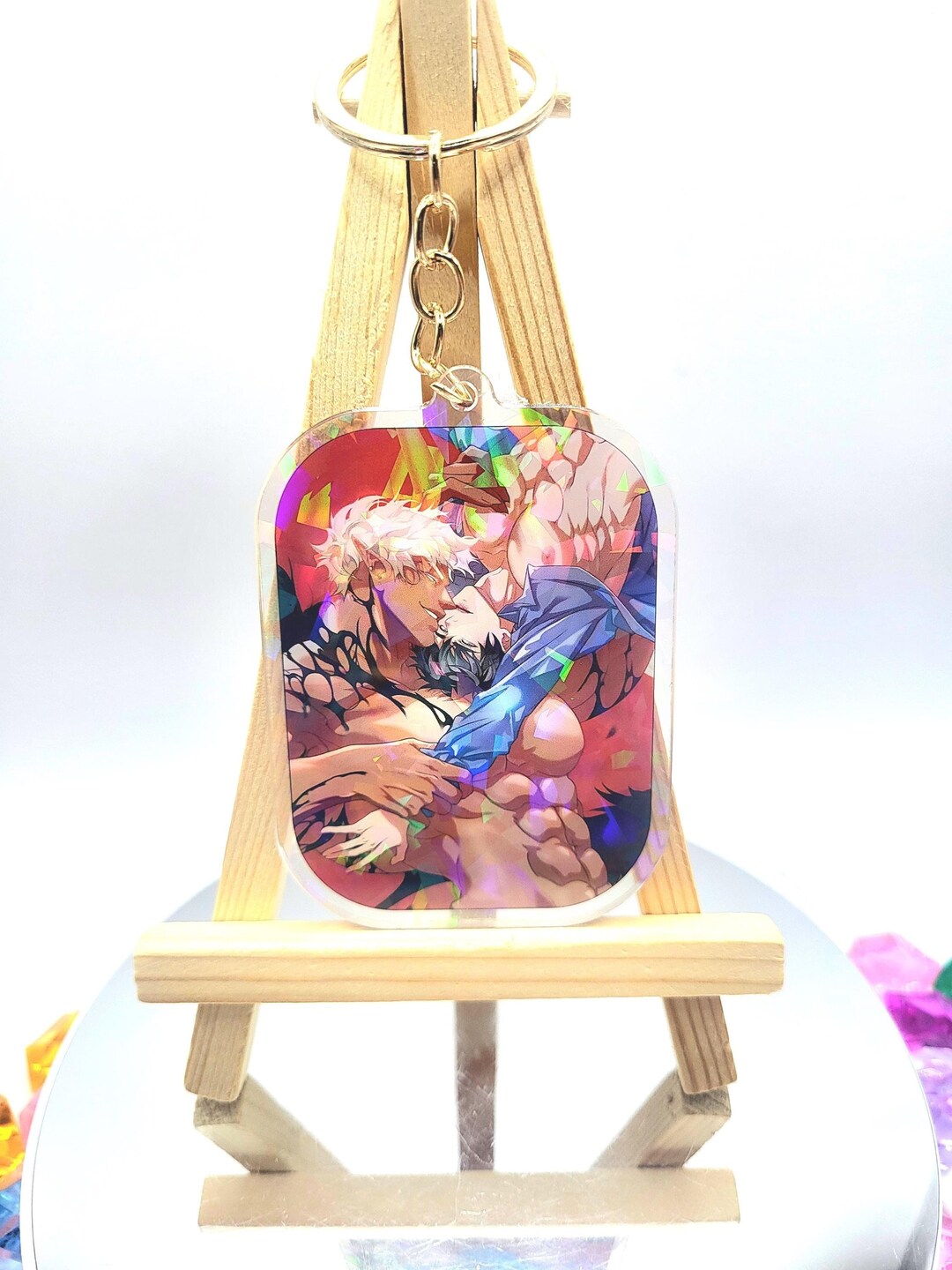 Cain & Kyungjoon BL | Holographic Acrylic Keychain | Anime | Manga ...
