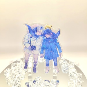 Snow Fairy BL | Haruki & Narumi | Starry Holographic Acrylic Keychain ...