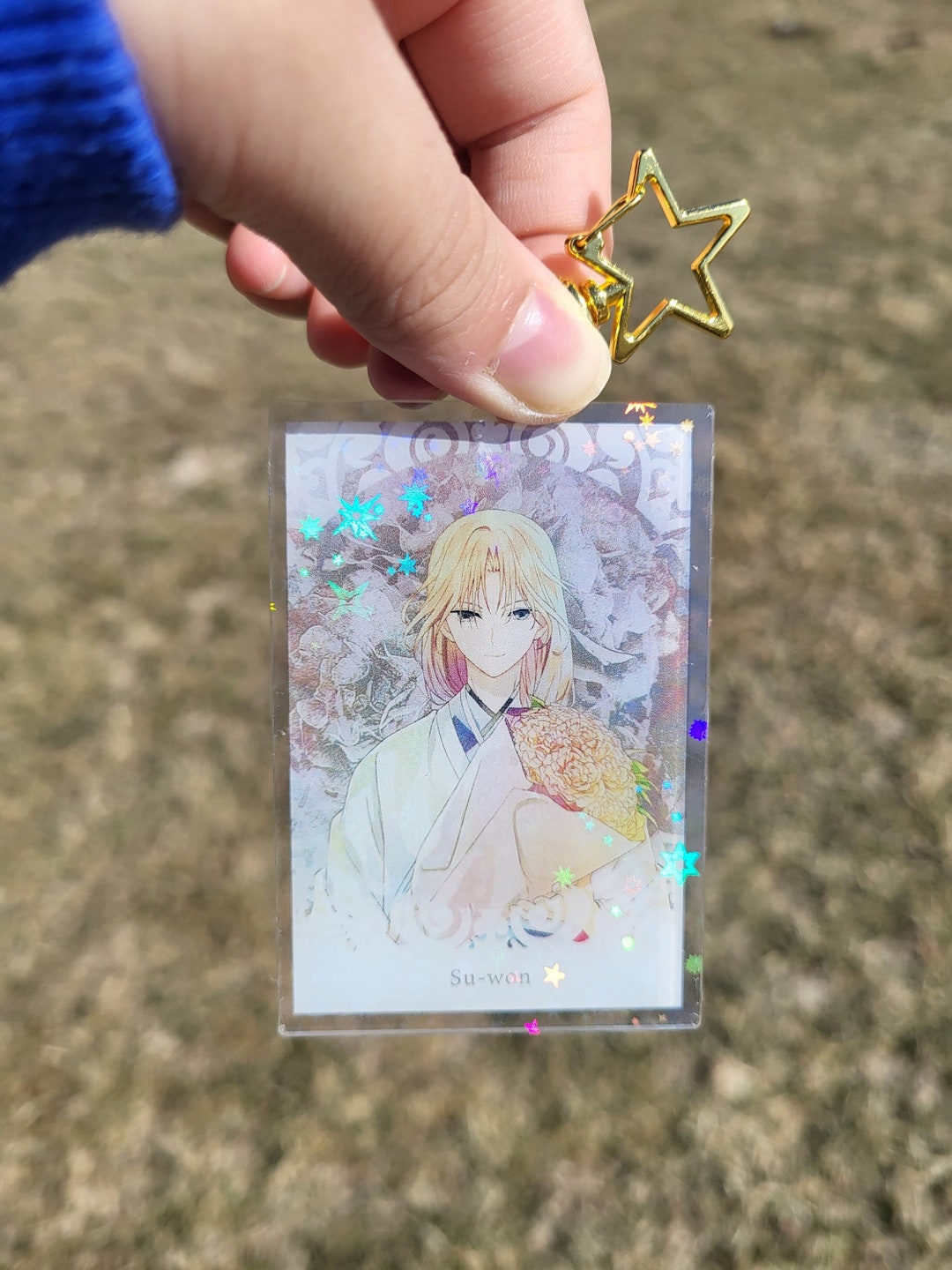Akatsuki No Yona | Soo-won | Starry Holographic Acrylic Keychain | Yona ...
