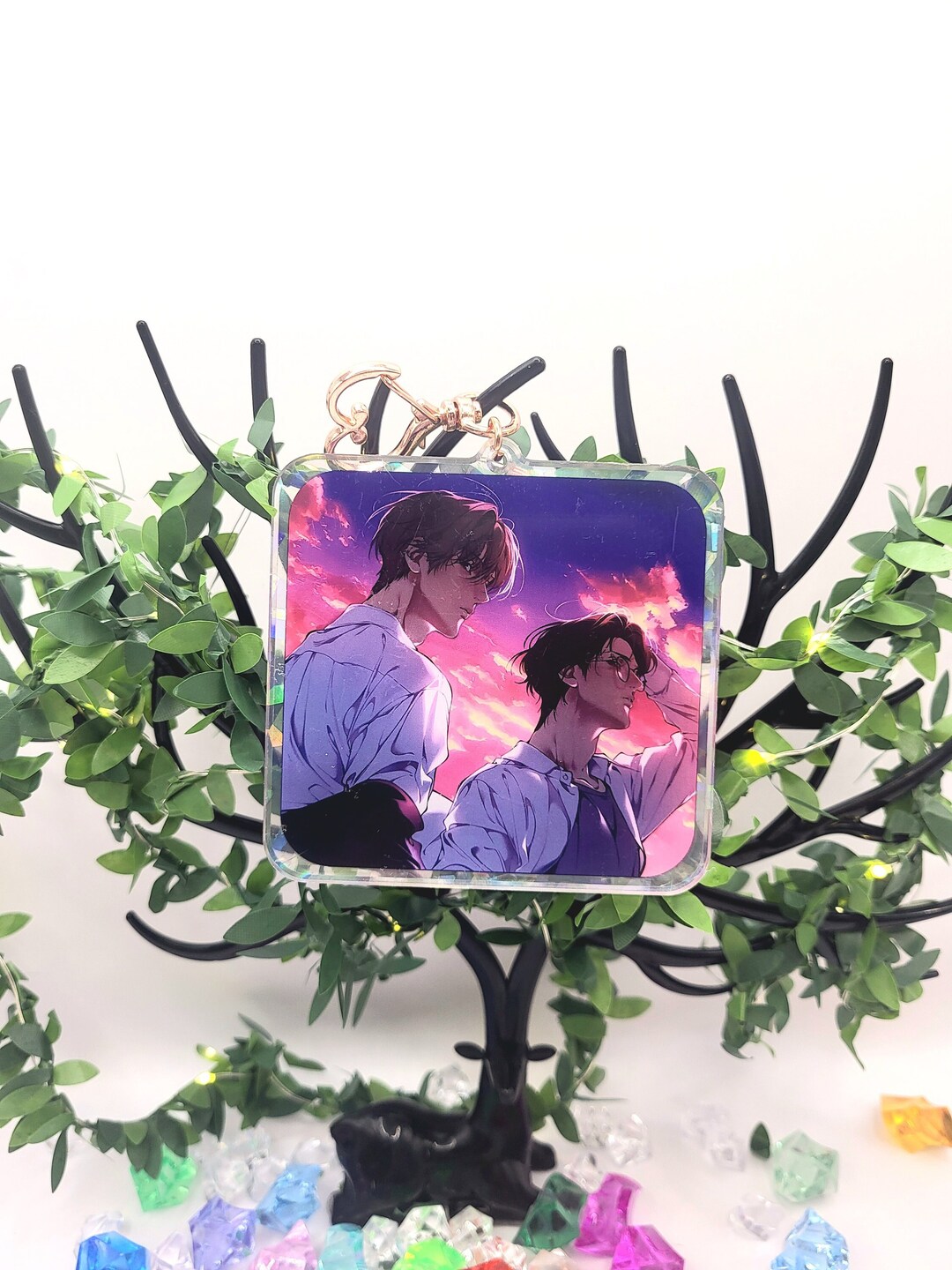 Skylar & Cirrus BL Acrylic Keychain Rainbow Holographic Double-sided 3 ...