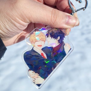 Wonyoung & Taejun BL | Holographic Acrylic Keychain| Double-sided 3 ...