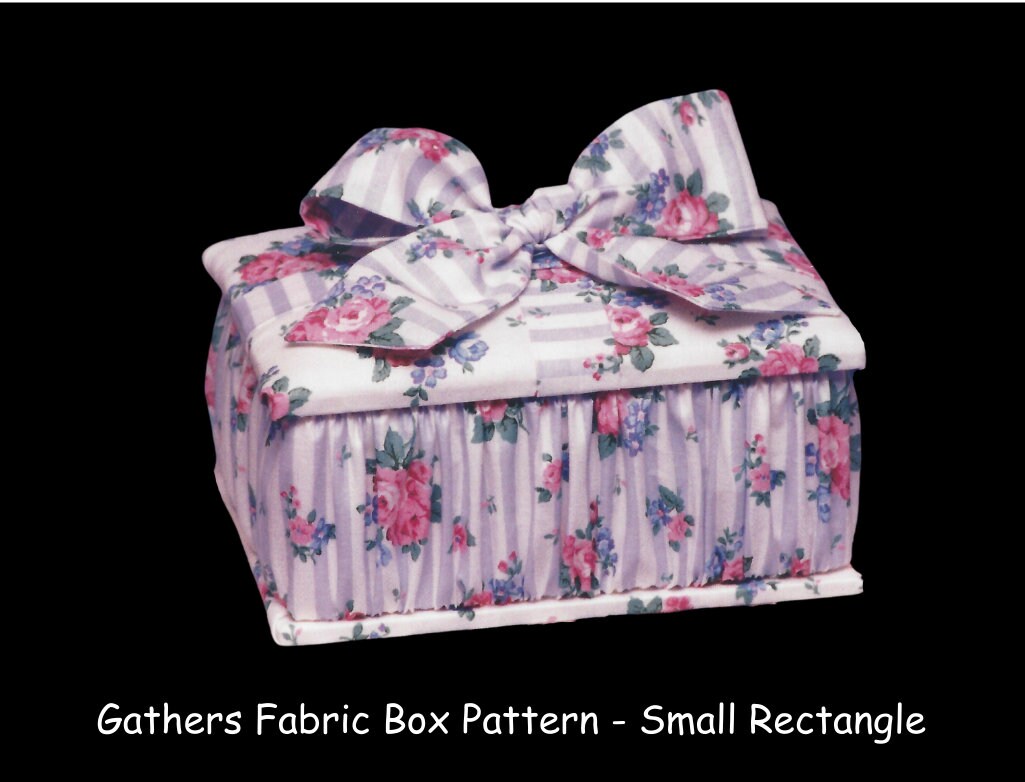 Fabric Box Pattern, Easy DIY, Digital Craft, Personalize Home Décor ...