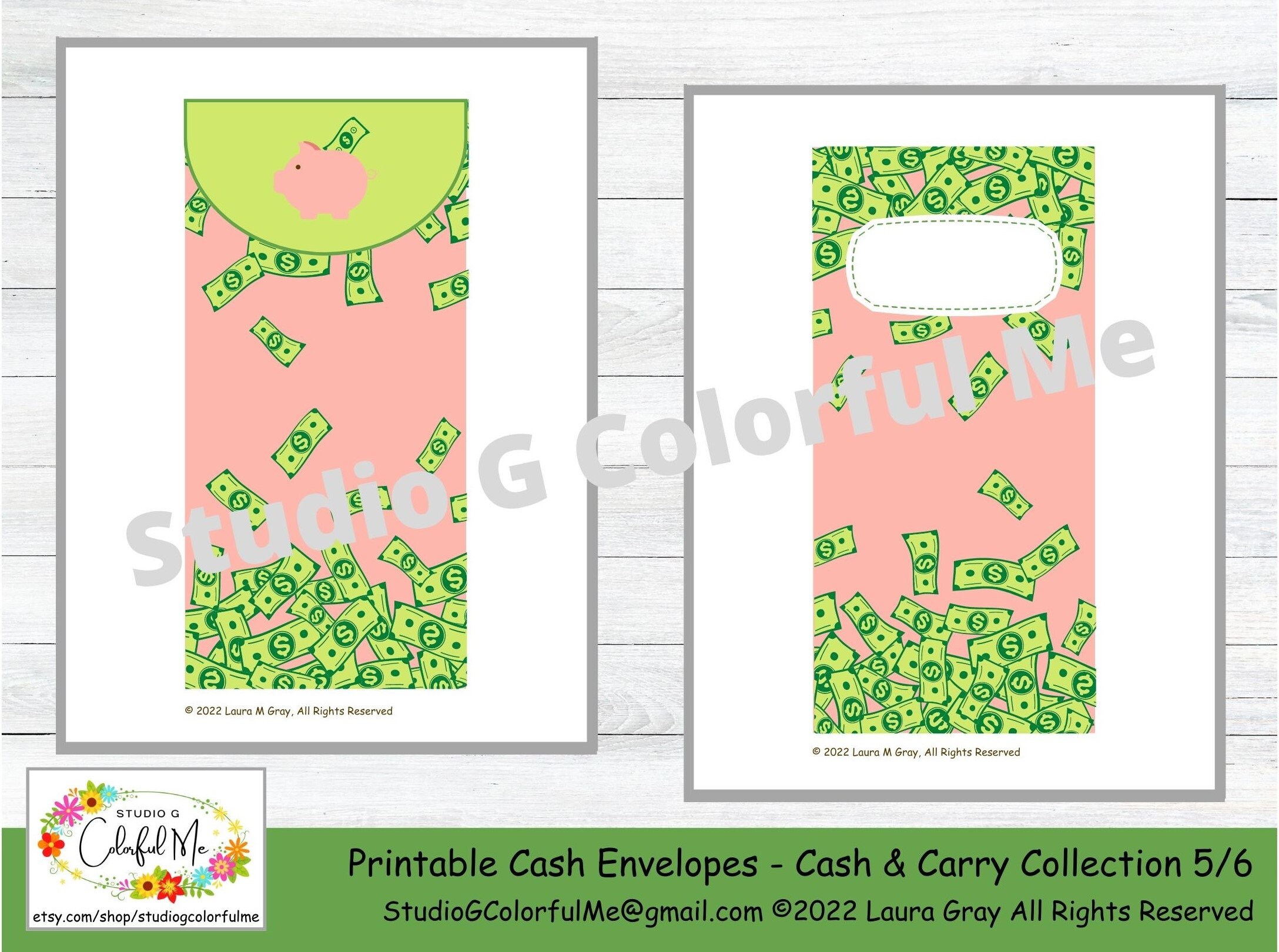Printable Cash Envelopes, Money Envelopes - Etsy