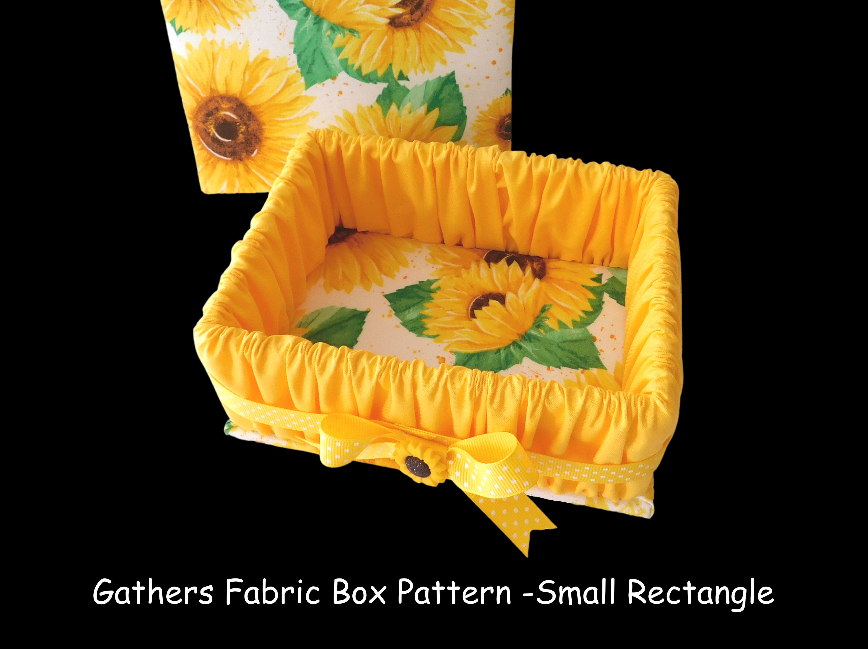Fabric Box Pattern, Easy DIY, Digital Craft, Personalize Home Décor ...