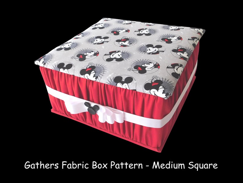 Fabric Box Pattern, Easy DIY Craft, Customize Matching Home Décor ...