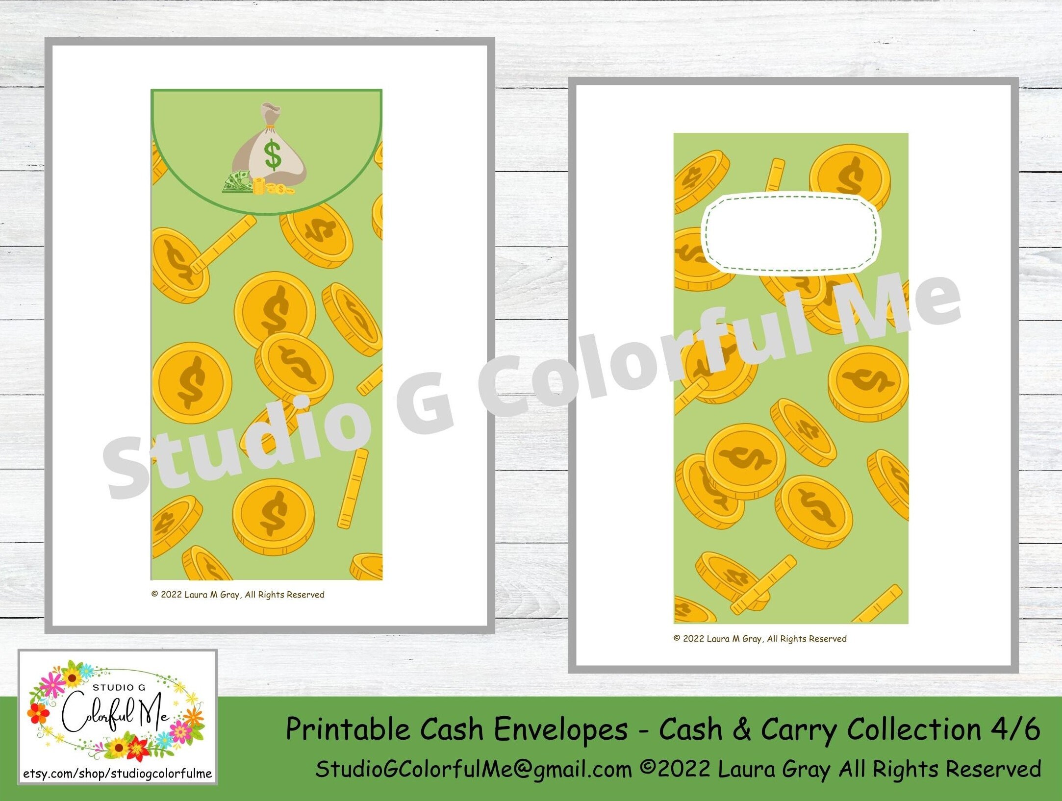 Printable Cash Envelopes, Money Envelopes - Etsy