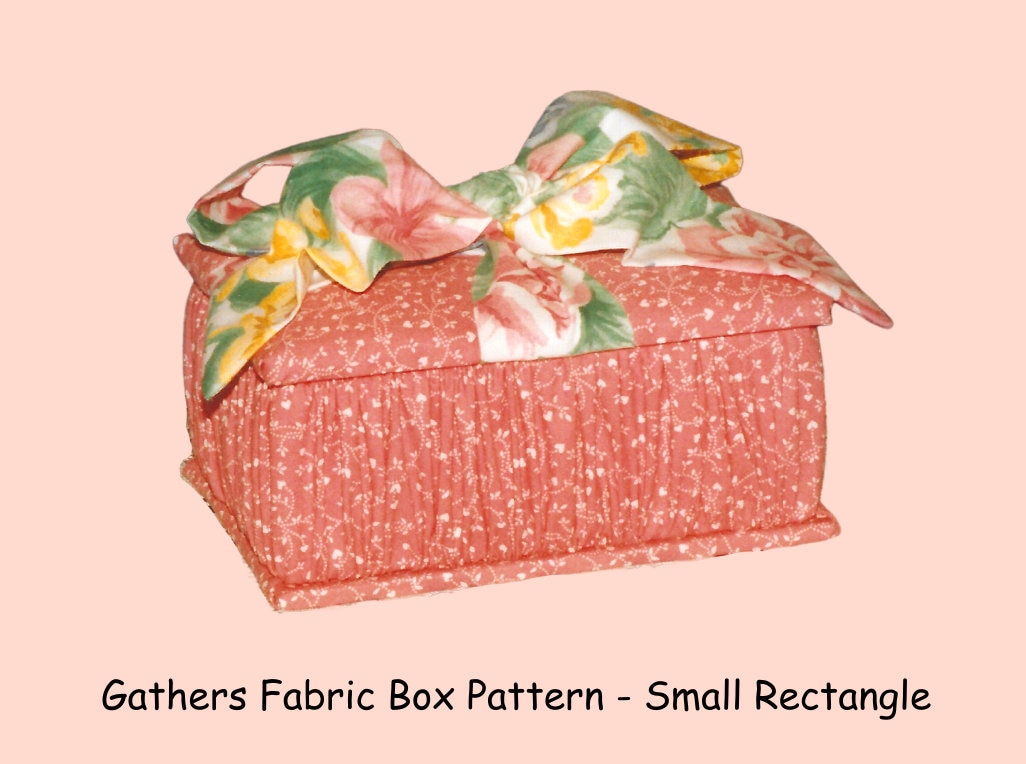 Fabric Box Pattern, Easy DIY, Digital Craft, Personalize Home Décor ...