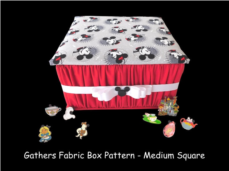 Fabric Box Pattern, Easy DIY Craft, Customize Matching Home Décor ...