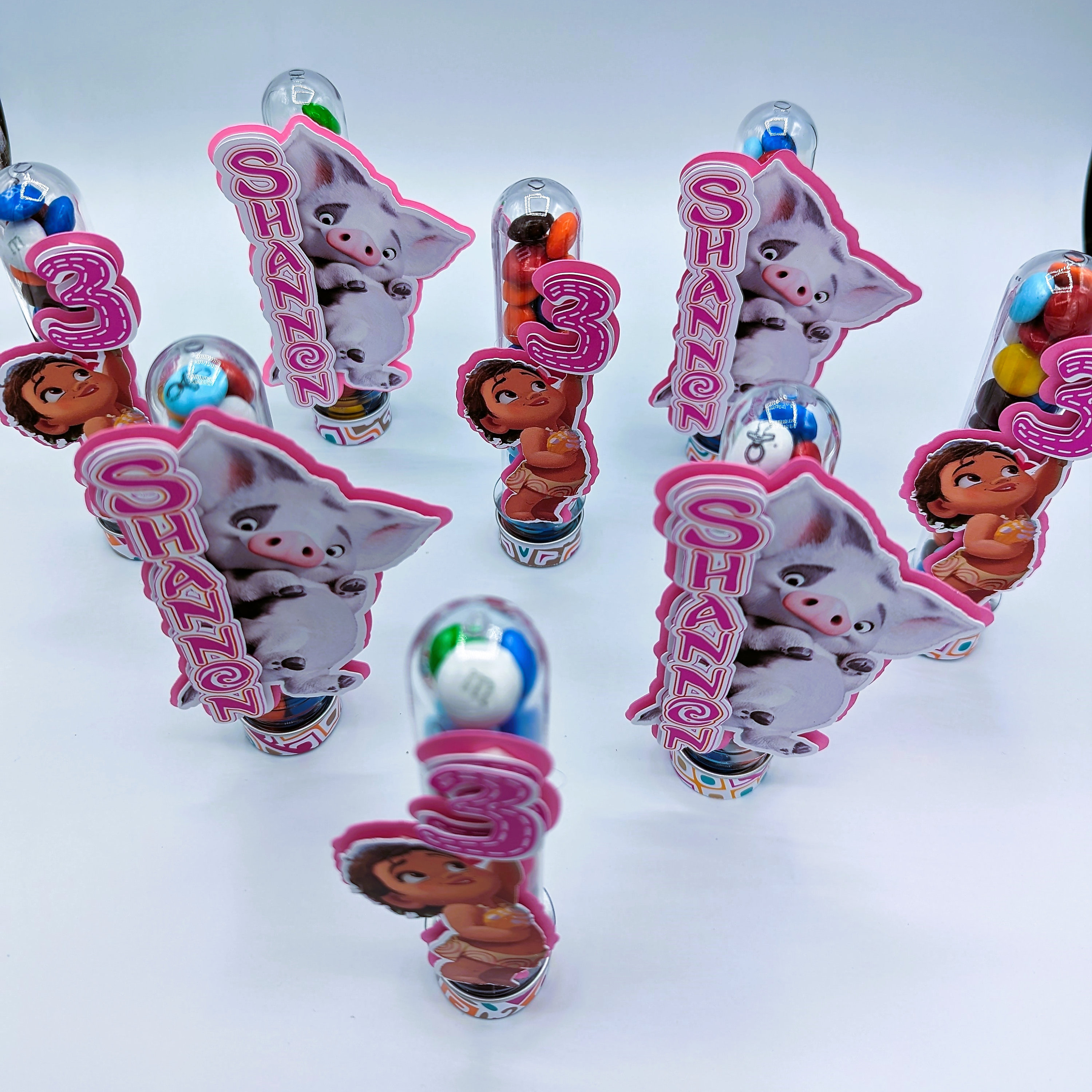 Moana Candy Tube/baby Moana Birthday Party Supplies/candy Tube/moana ...