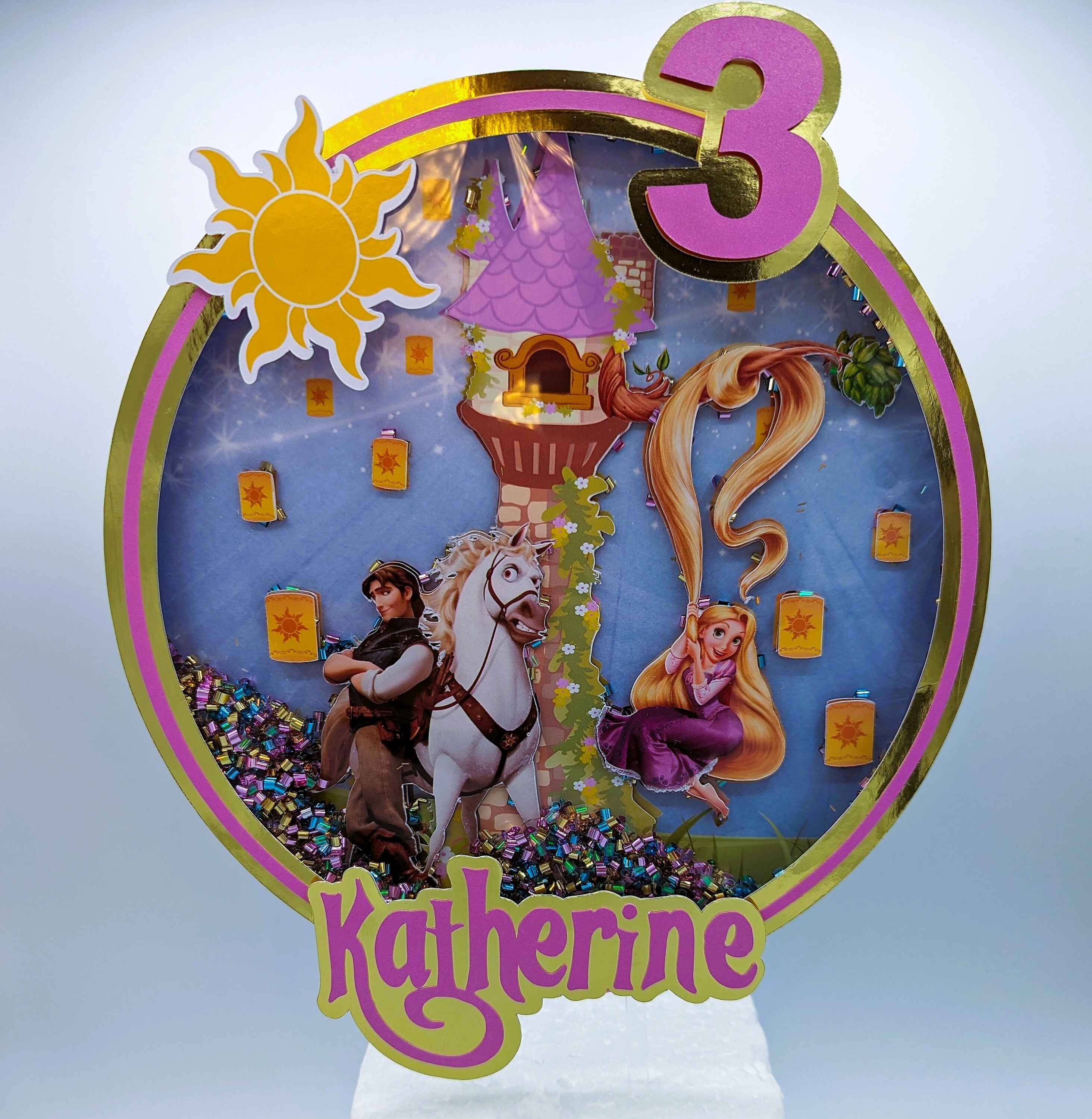 Tangled Cake Topper/tangled Party Decorations/tangled Birthday Party ...