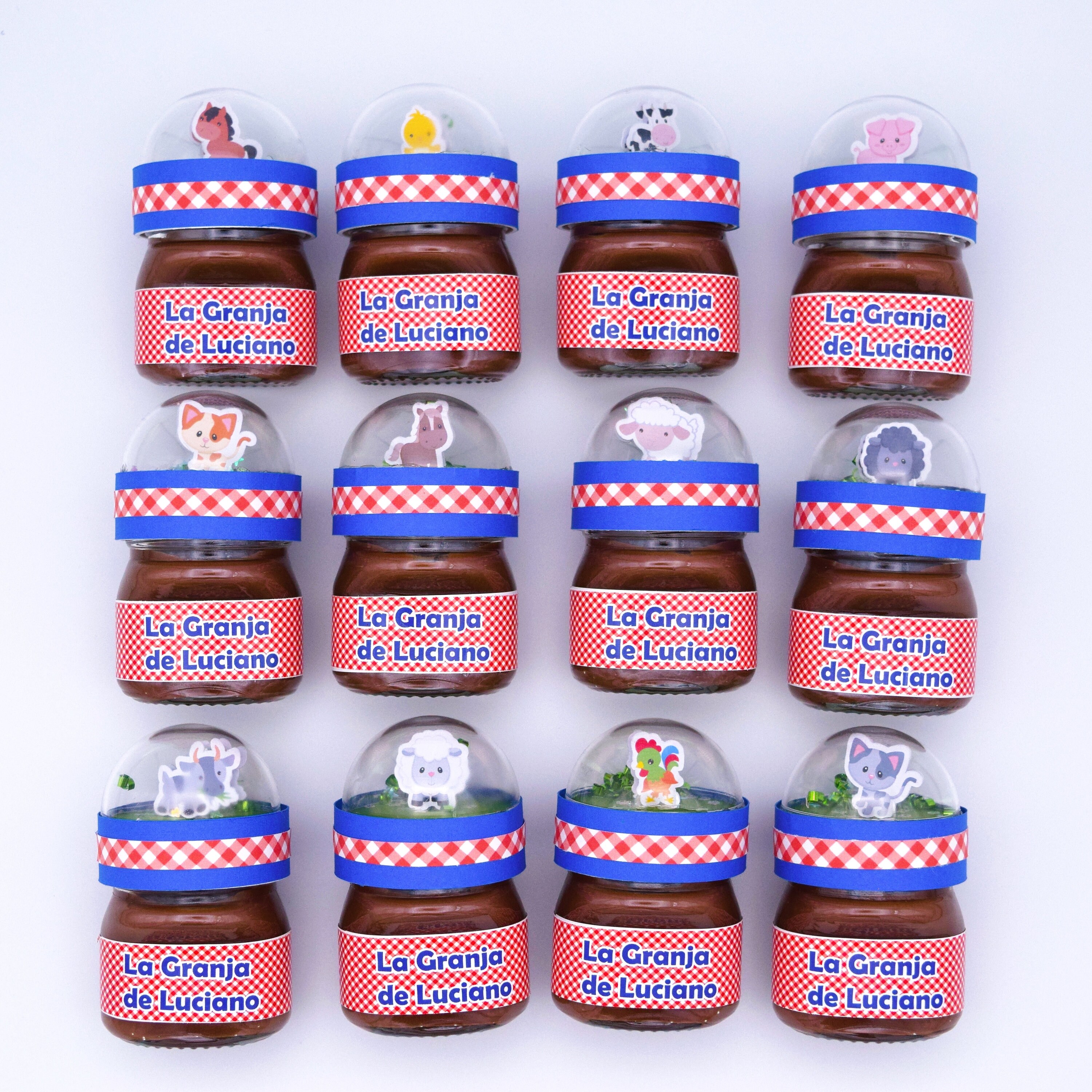 Nutella Favors/personalized Nutella Jars/mini Nutella Jars/farm ...